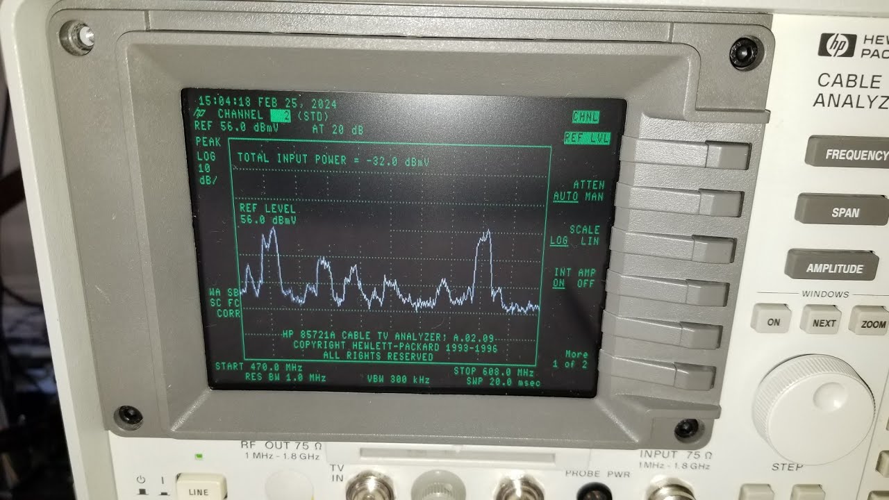 Hewlett Packard 8591C - YouTube