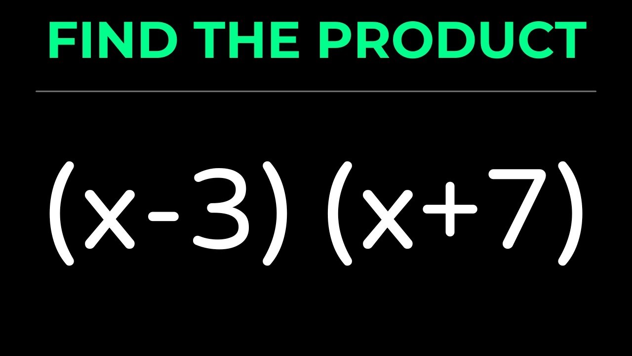 How to Multiply Two Binomials | Step-by-Step Explanation - YouTube