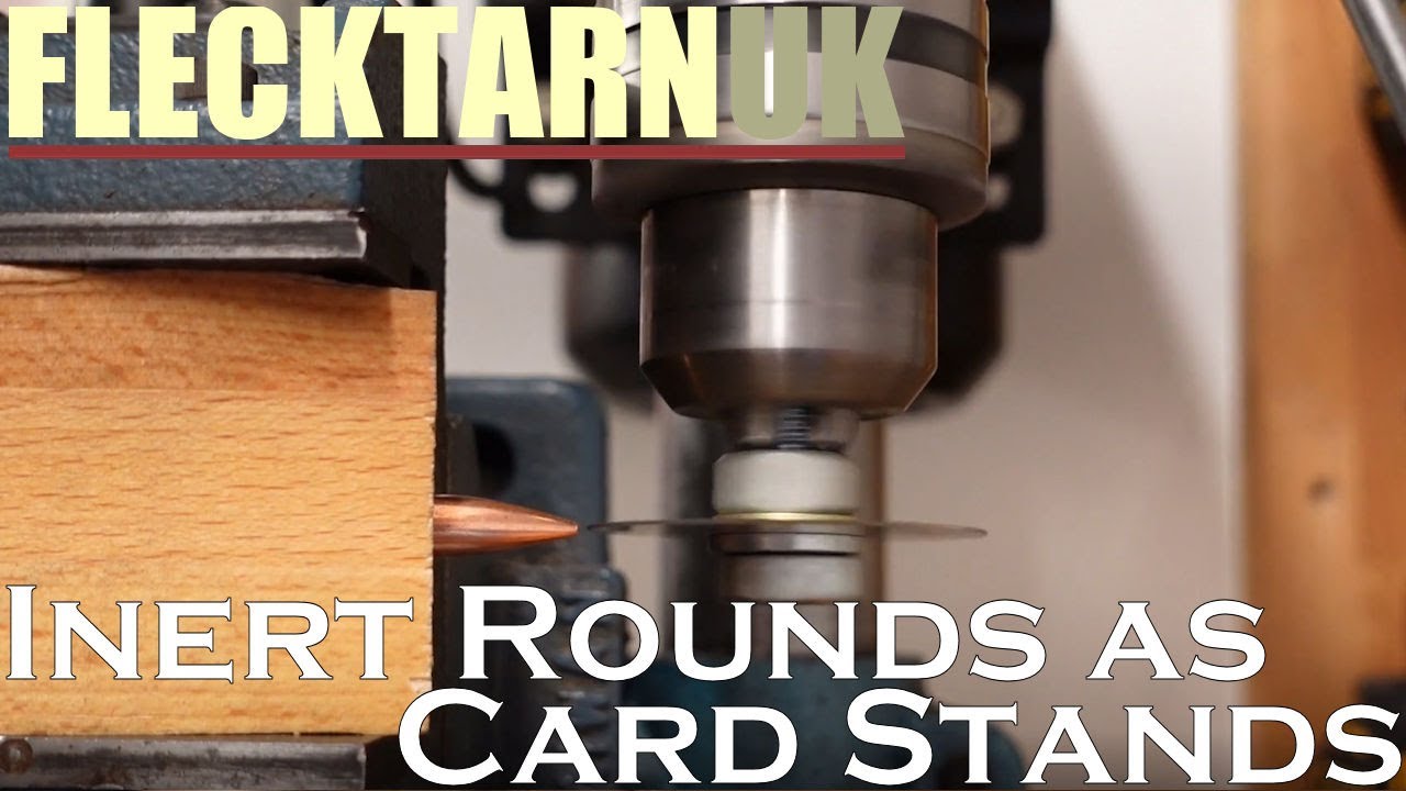 [30] Card Stands Made from Inert Rounds for a Action Themed Dinner ...