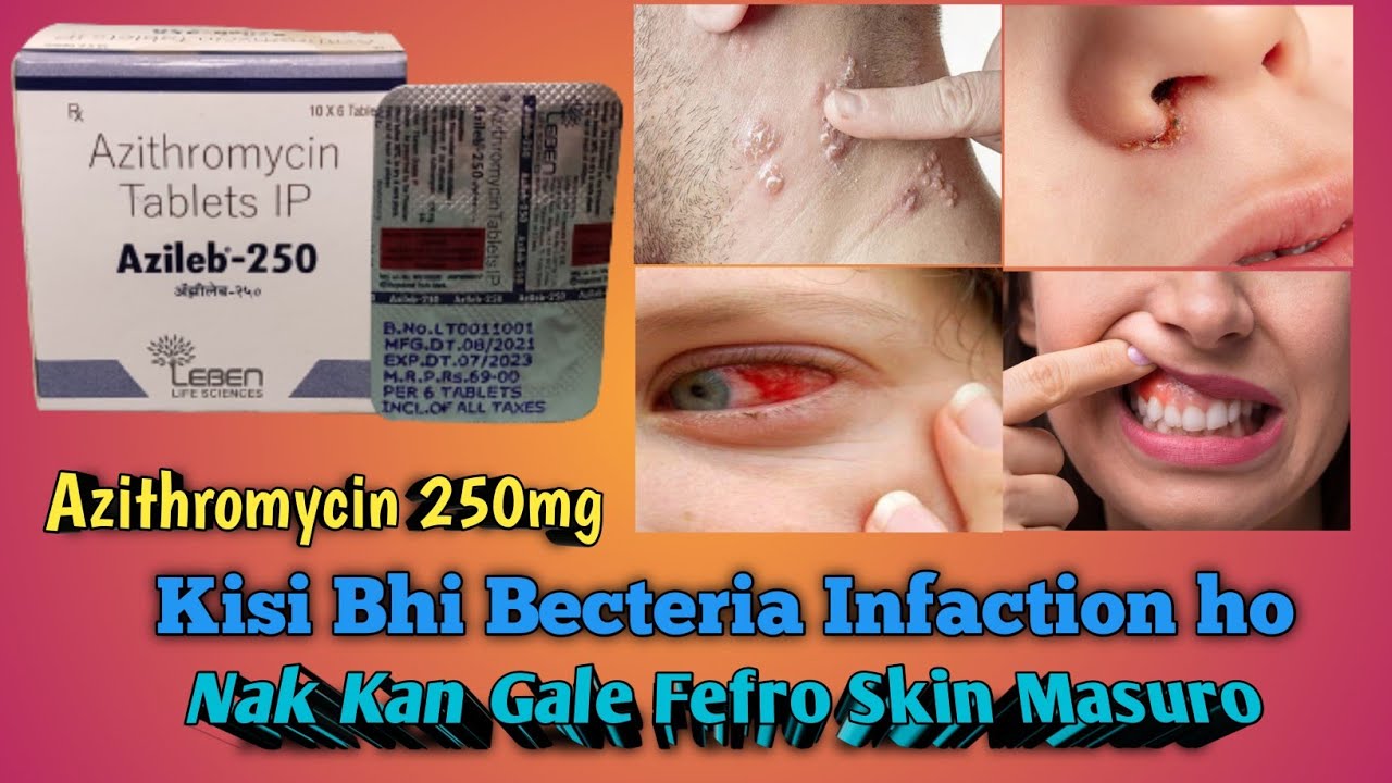 Azileb 250mg Tablet Use Hindi! Azithromycin 250mg! Side Effects ...