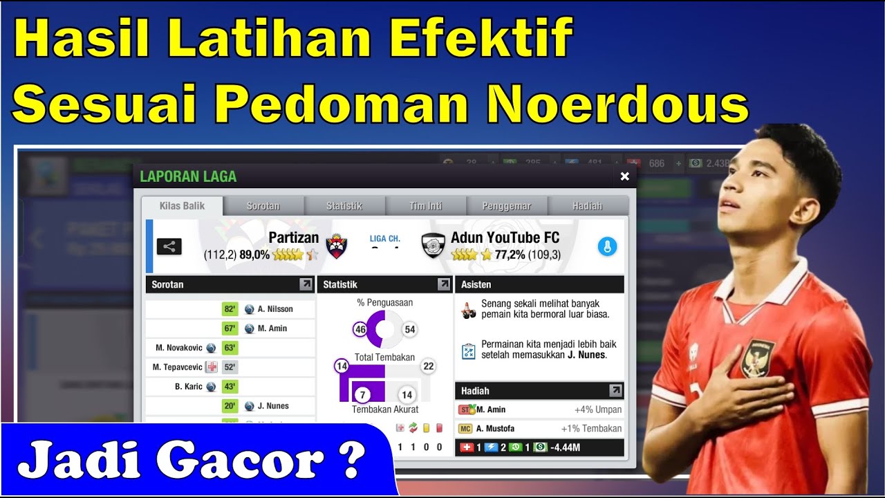permainan tim jadi berubah akibat latihan efektif ? - YouTube