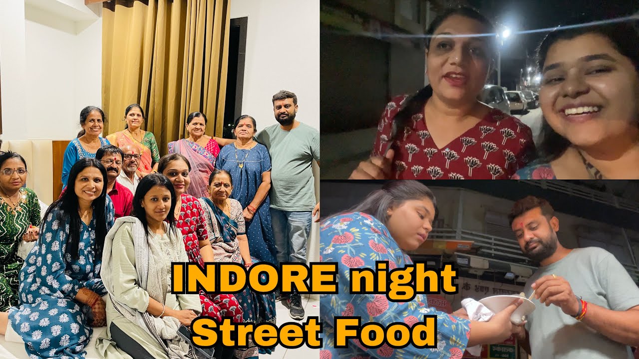 INDORE aake maza hi aagya 😃 | Indore night street food ...