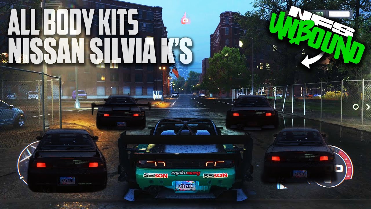 Need for Speed Unbound | Nissan Silvia K's | All Body Kits - YouTube