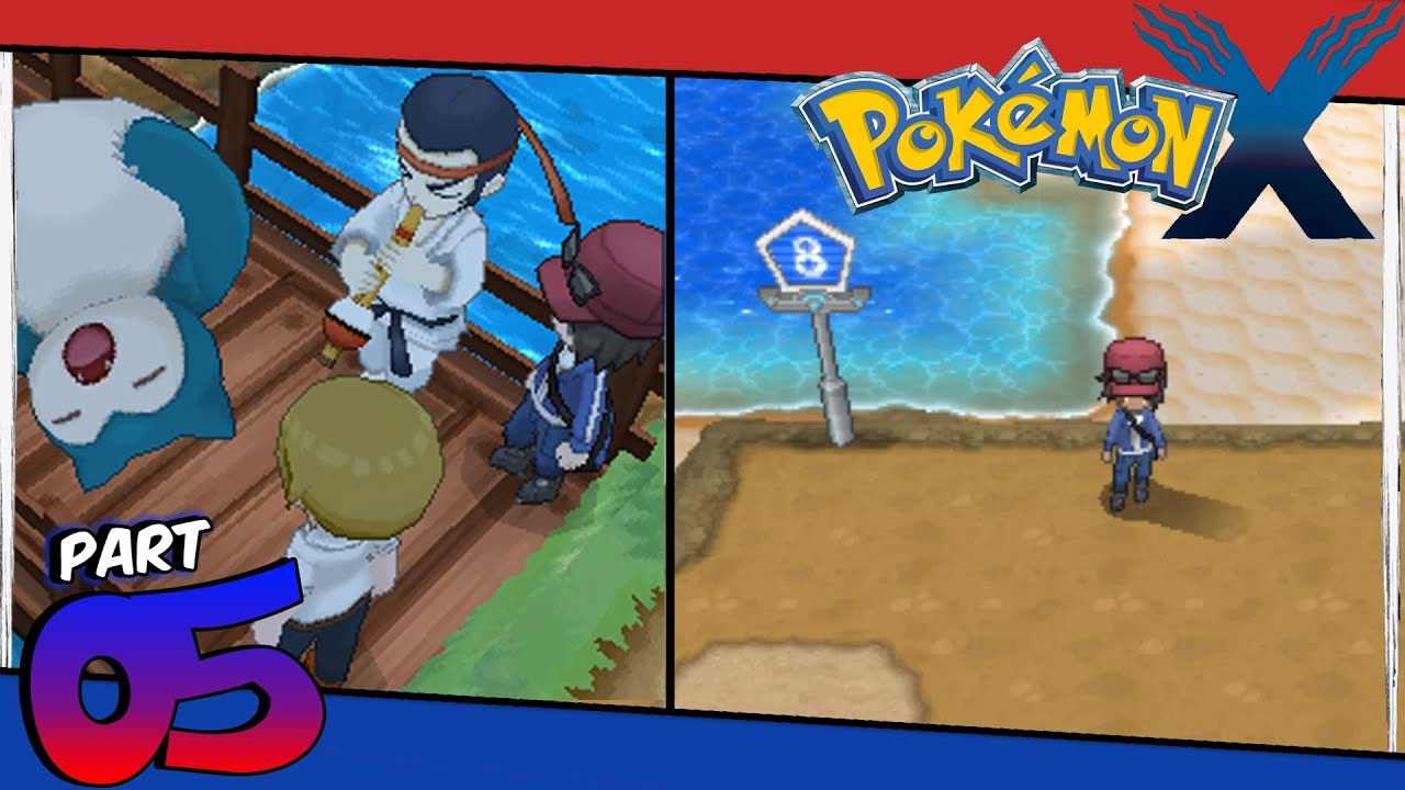 Pokémon X Part 5 - Route 7 Snorlax and Route 8 - YouTube
