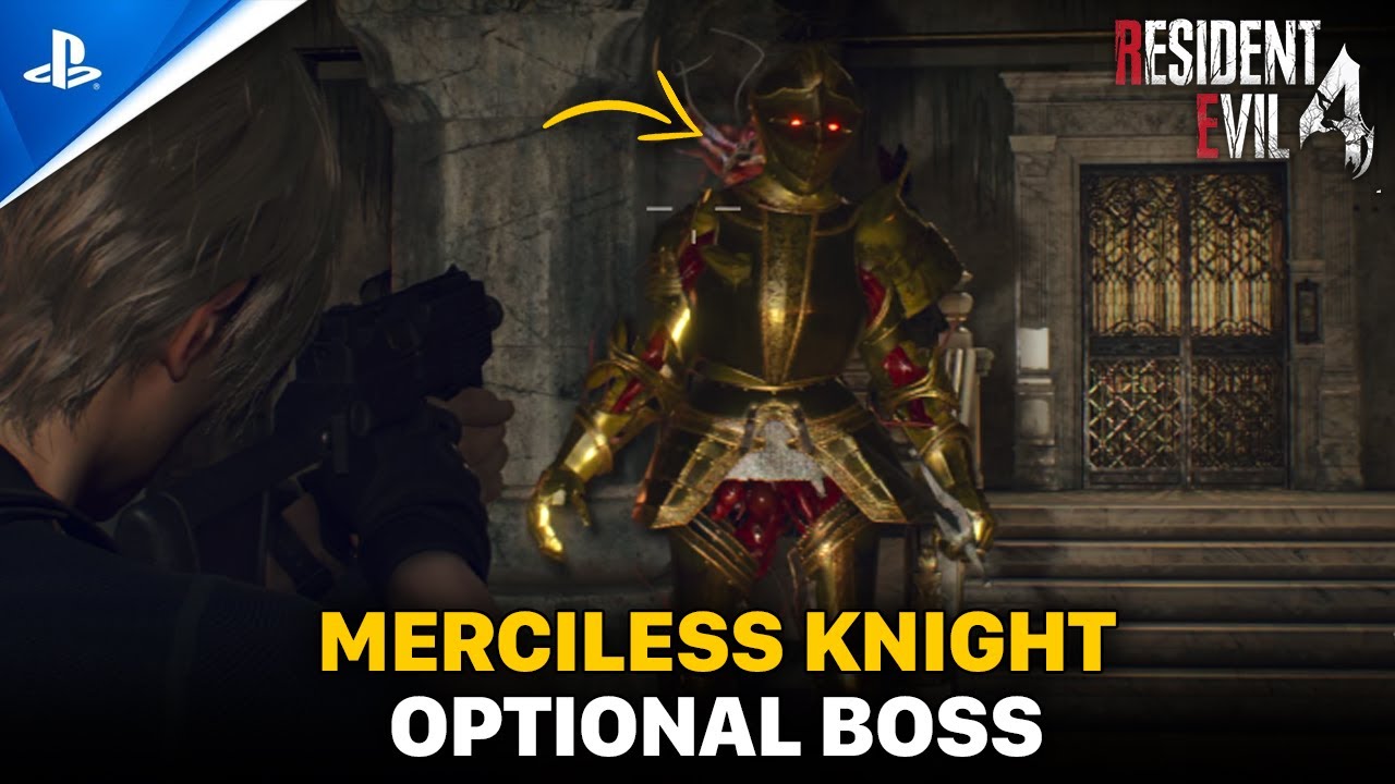 Resident Evil 4 Remake: Defeat Merciless Knight Optional Boss Guide - YouTube