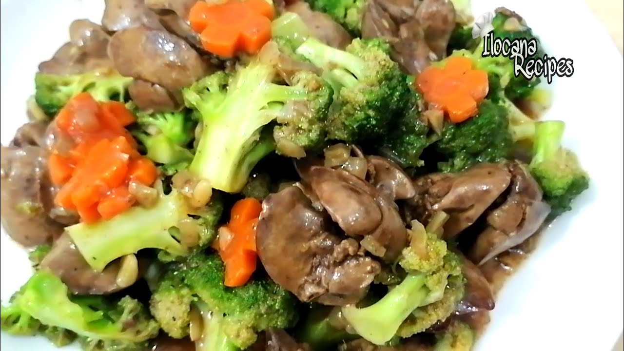 Chicken Liver with Broccoli/ Simple and Easy to cook/Ilocana Recipes ...