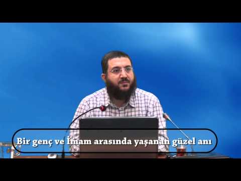 Bir genç ve İmam arasında yaşanan güzel anı
