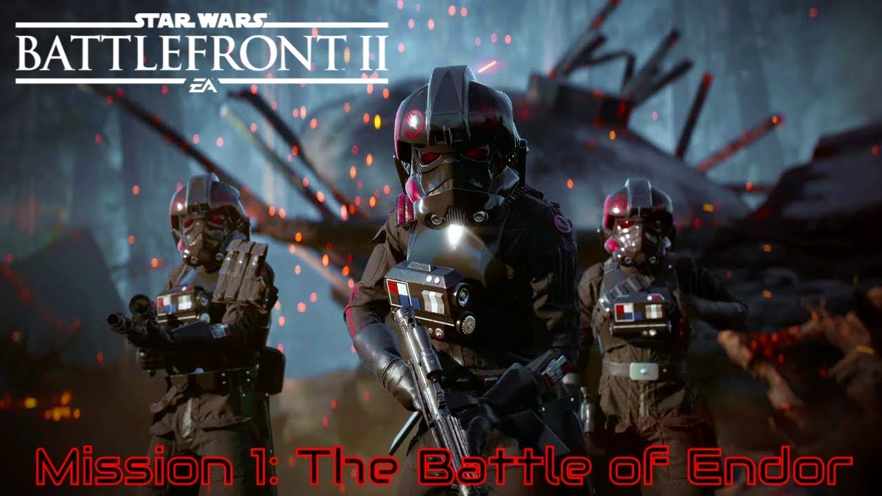 Star Wars Battlefront II Campaign - Mission 1: The Battle Of Endor ...