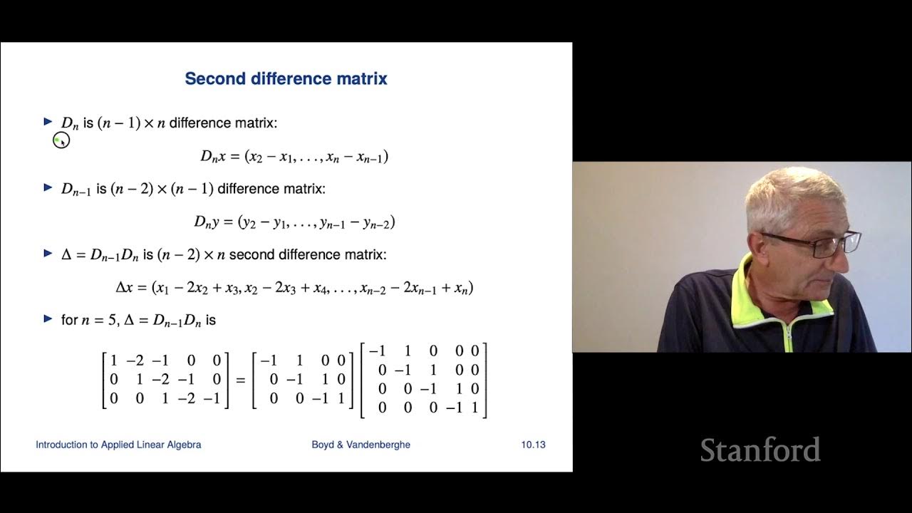Stanford ENGR108: Introduction to Applied Linear Algebra | 2020 | Lecture 28-VMLS matrix mult ex ...