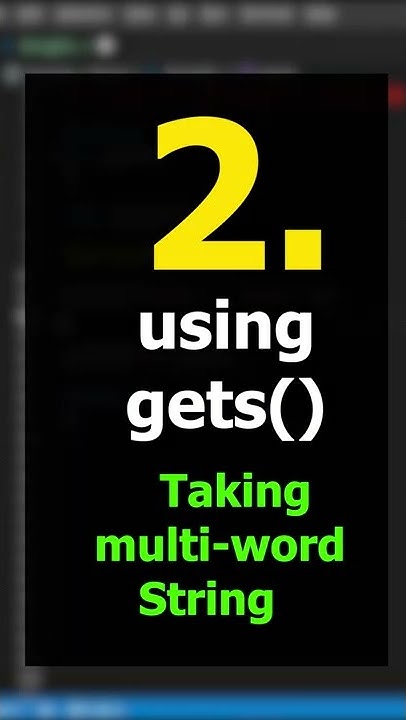 1📕📘 6 Different Ways To Input Strings In C Programmingstring In C Part 1shorts