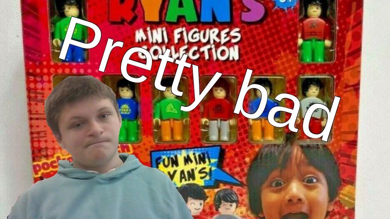 Ryan's mini figure collection review: pretty bad Lego rip off - YouTube