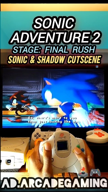 Sonic Adventure 2: Final Rush Sonic vs Shadow Cutscene - Played On The ...