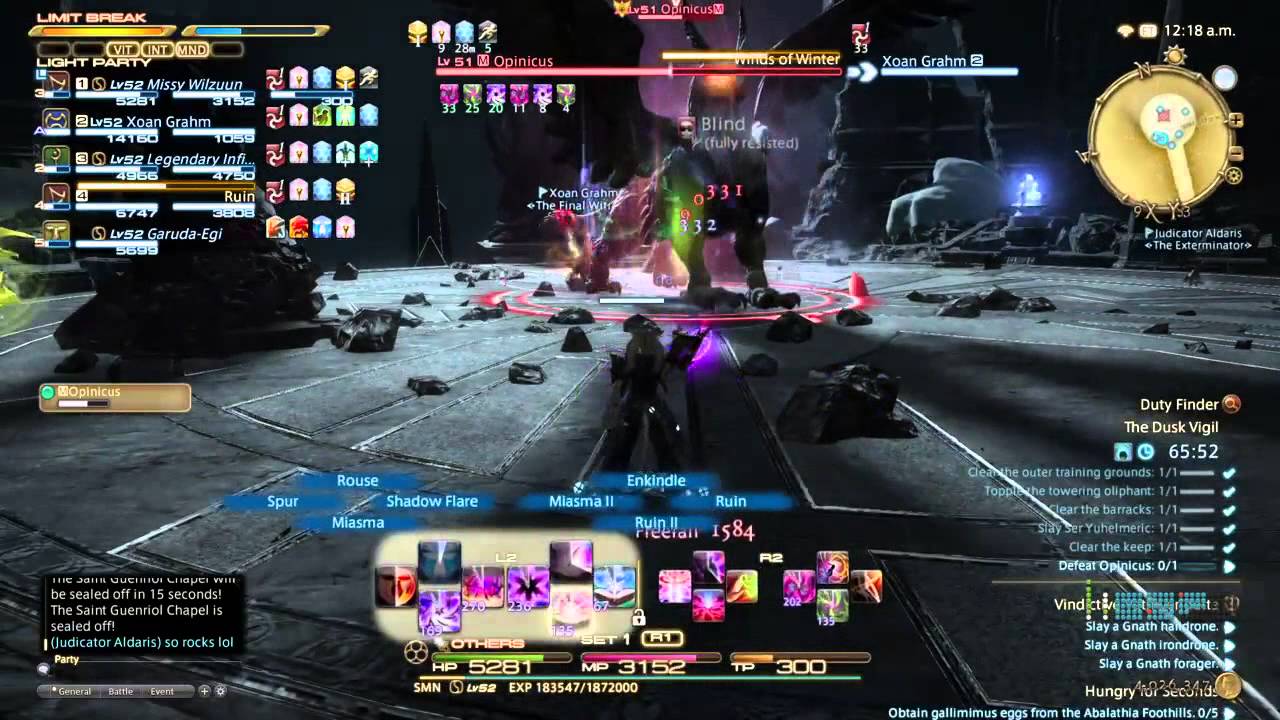 Final Fantasy XIV Heavensward: The Dusk Vigil l Final Boss - YouTube