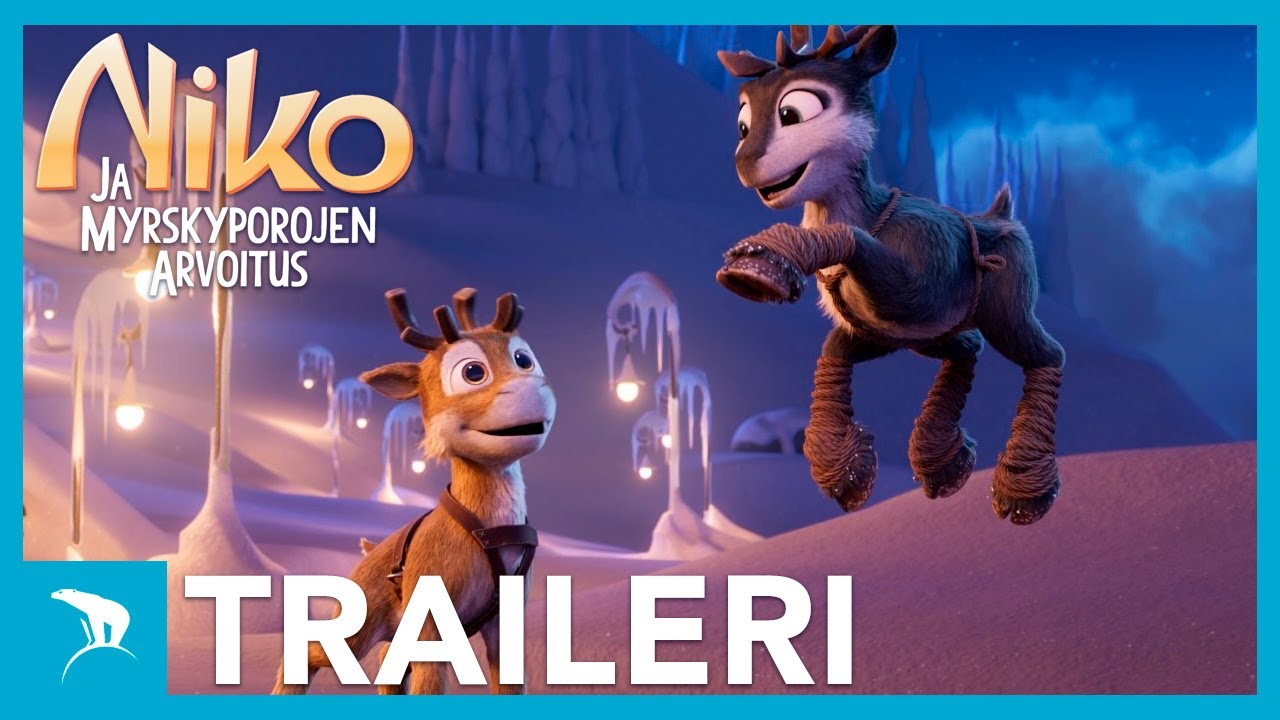 NIKO JA MYRSKYPOROJEN ARVOITUS elokuvateattereissa 11.10.2024 (traileri) - YouTube