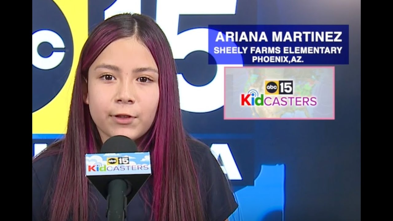 Kidcaster Ariana gives your Thursday morning forecast from Sheely Farms ...