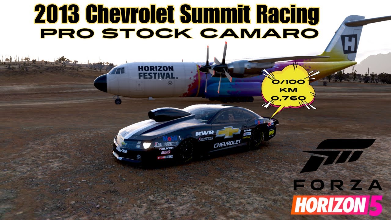 Forza Horizon 5 - 2013 Chevrolet Summit Racing Pro Stock Camaro - YouTube