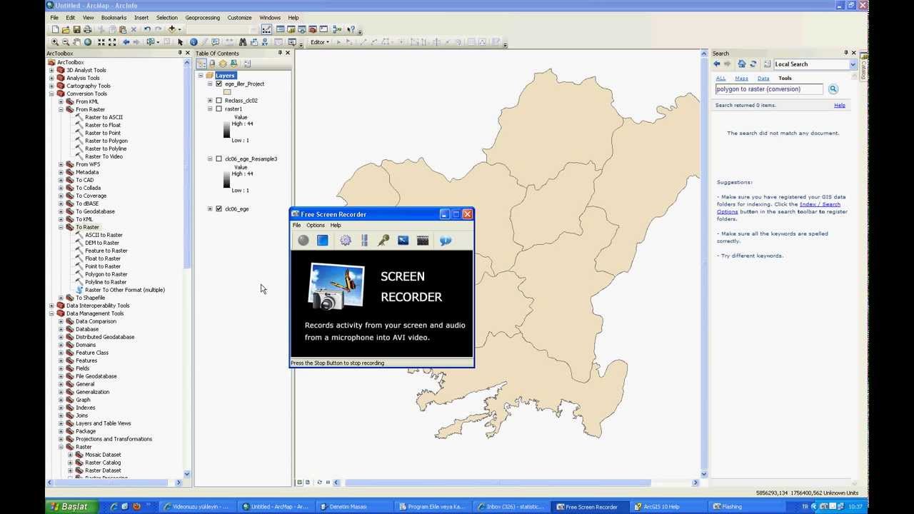 arcgis WHO IS IN ARCGIS CLUB POLYGON TO RASTER - YouTube
