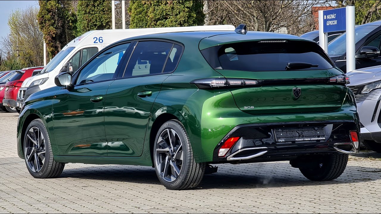 Peugeot 308 Allure Pack 1.2 PureTech 130 EAT8 Olivine Green - YouTube