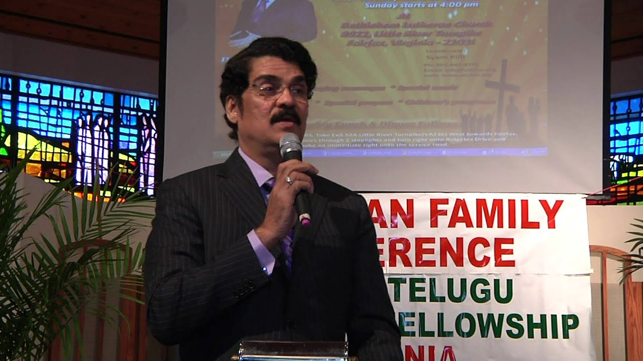 Dr. N. Jayapaul's Message at Virginia Christian Family Conference ...