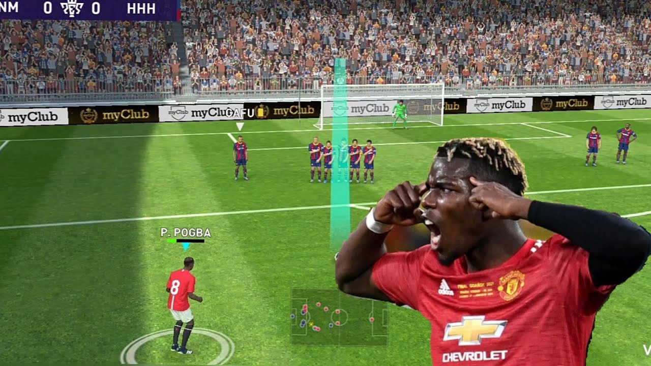 Paul Pogba Best performance in PES |Manchester United |PES 2021 - YouTube