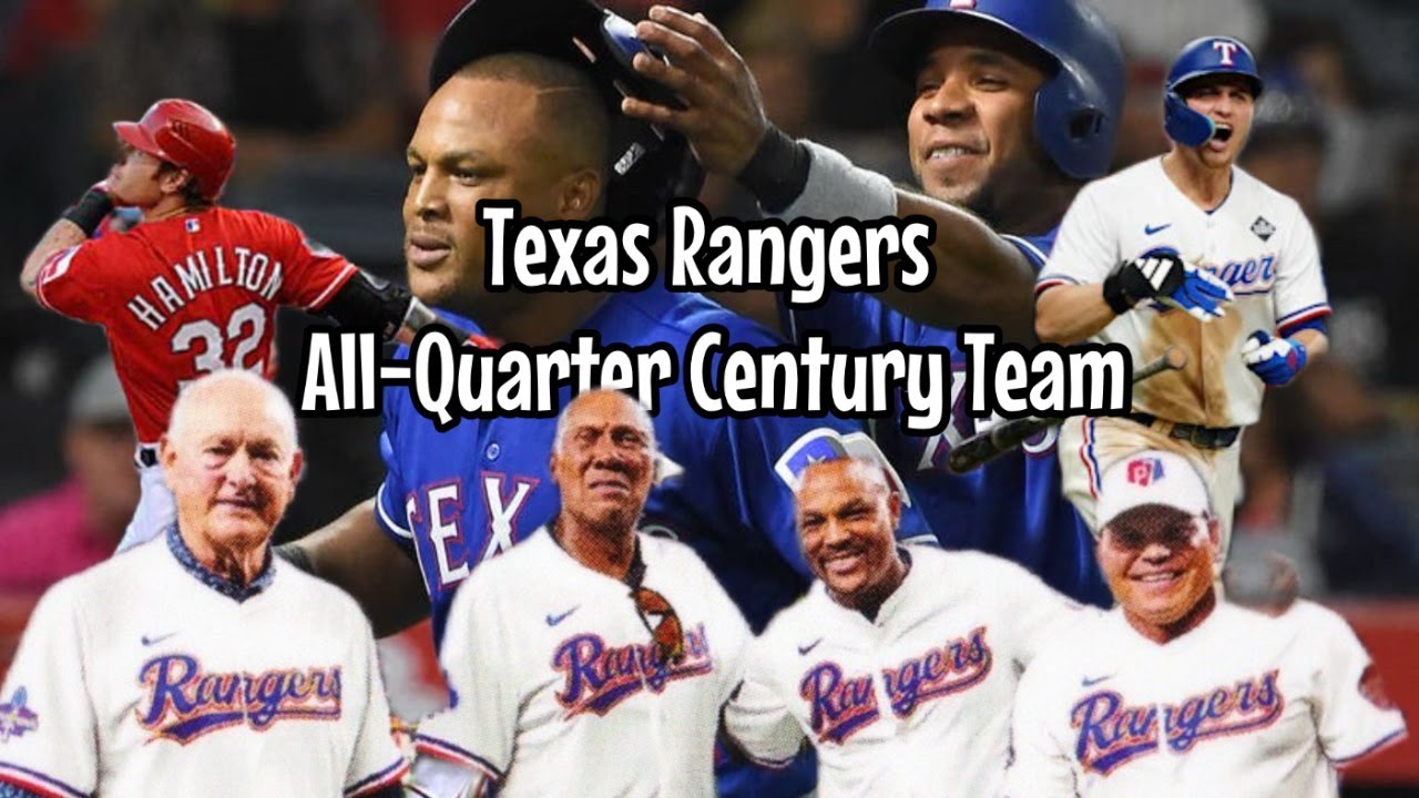 Texas Rangers All Quarter Century Team - YouTube