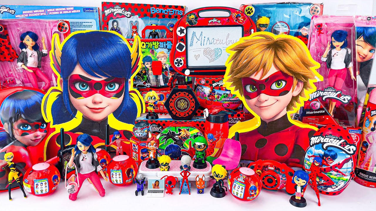 Miraculous Ladybug Toys Collection ASMR Unboxing Review | Mystery Cat ...