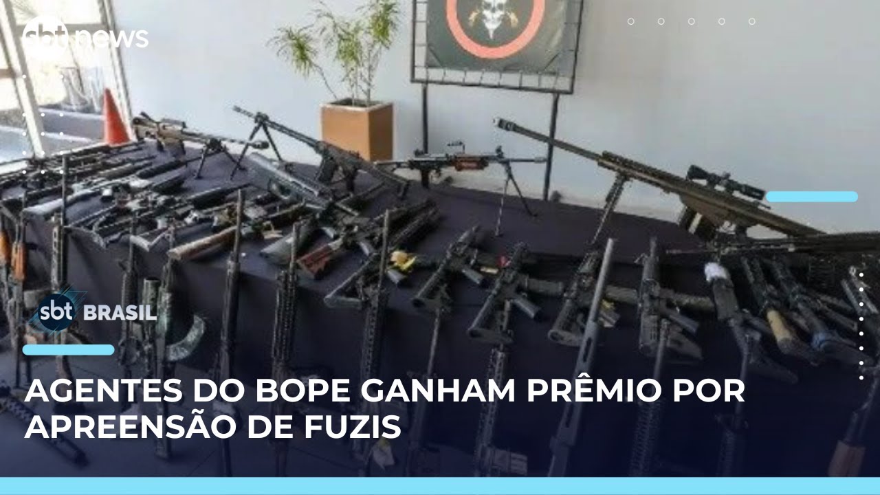 Agentes do Bope vão dividir recompensa de R$ 120 mil por apreensão de ...