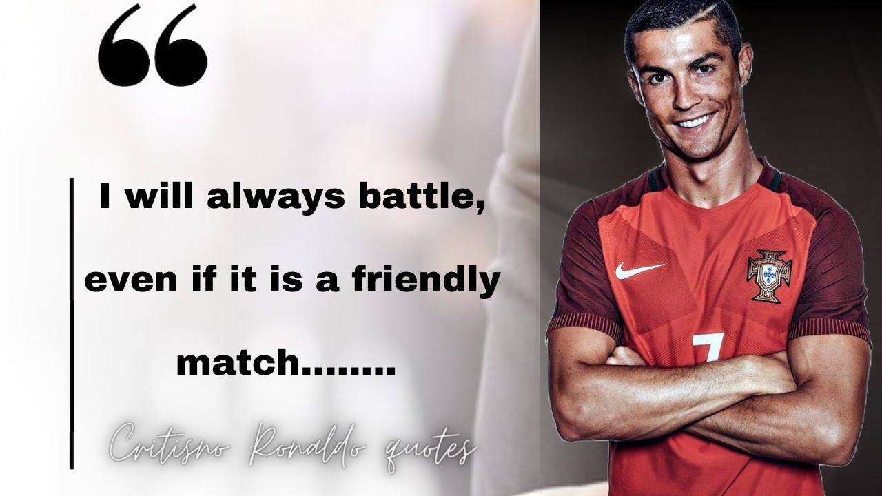 Top 20 Inspirational Quotes by Cristiano Ronaldo| Ronaldo quotes for ...