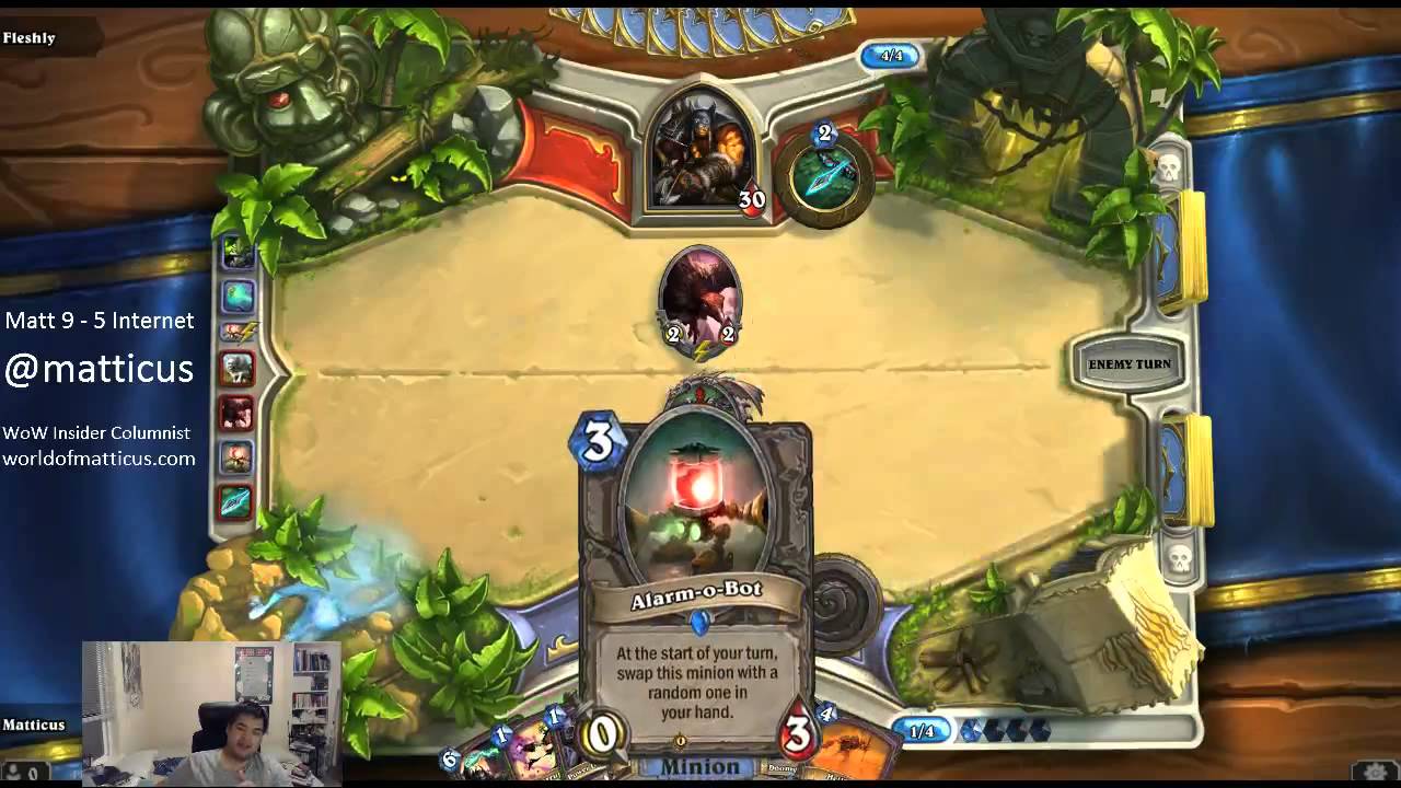 Hearthstone - Alarm Bot into a Lord Jaraxxus into a ... - YouTube