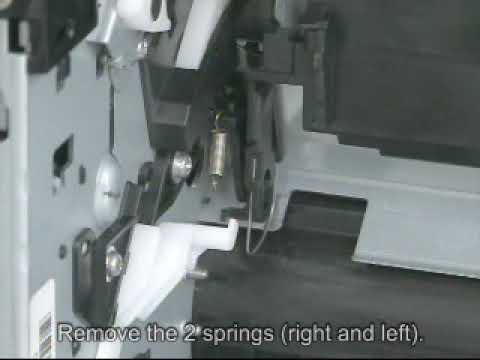 How to remove patch sensor unit Canon iR Adv C2220L Machine - YouTube
