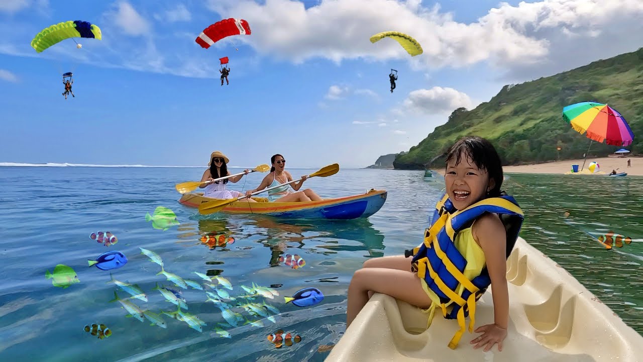 Main Perahu Perahuan dan Menyelam Ketemu Ikan Nemo dan Dory di Pantai ...