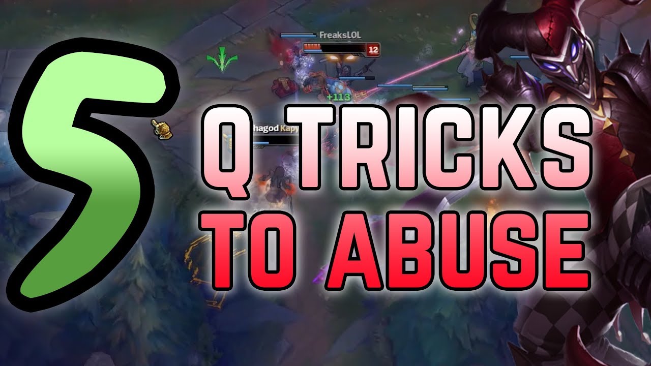 How to Abuse Shaco's Deceive (Q) - 5 Shaco Mind Tricks - Season 8 - YouTube