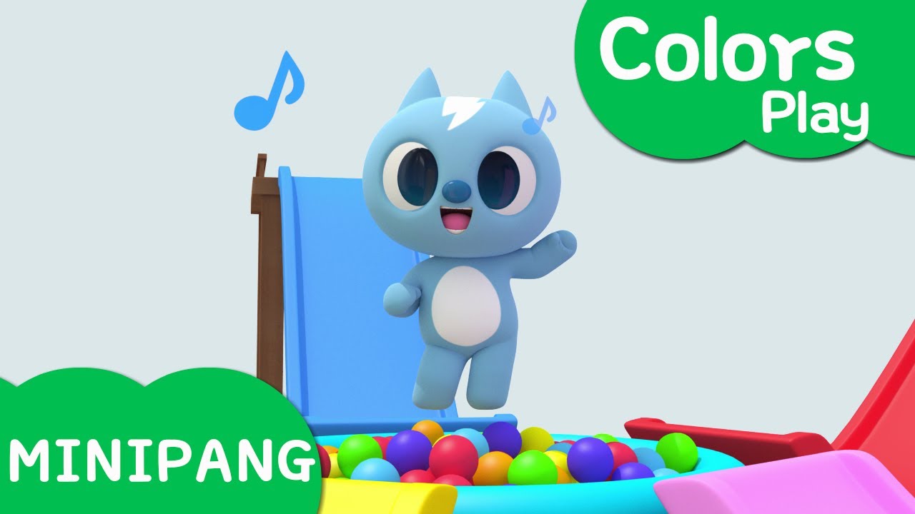 Learn colors with Miniforce | Colored Slide | Gift box | Ball pool ...