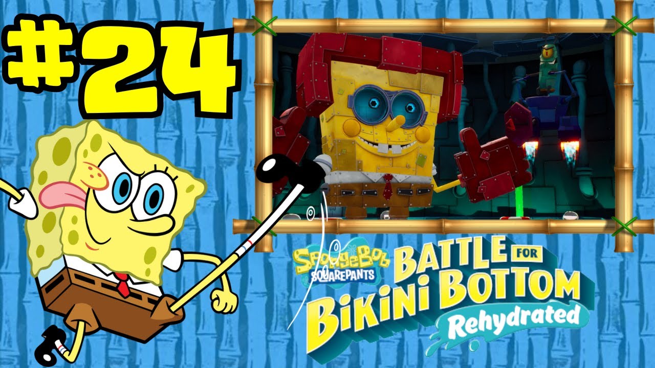SpongeBot!!! | SpongeBob Battle For Bikini Bottom Rehydrated - YouTube