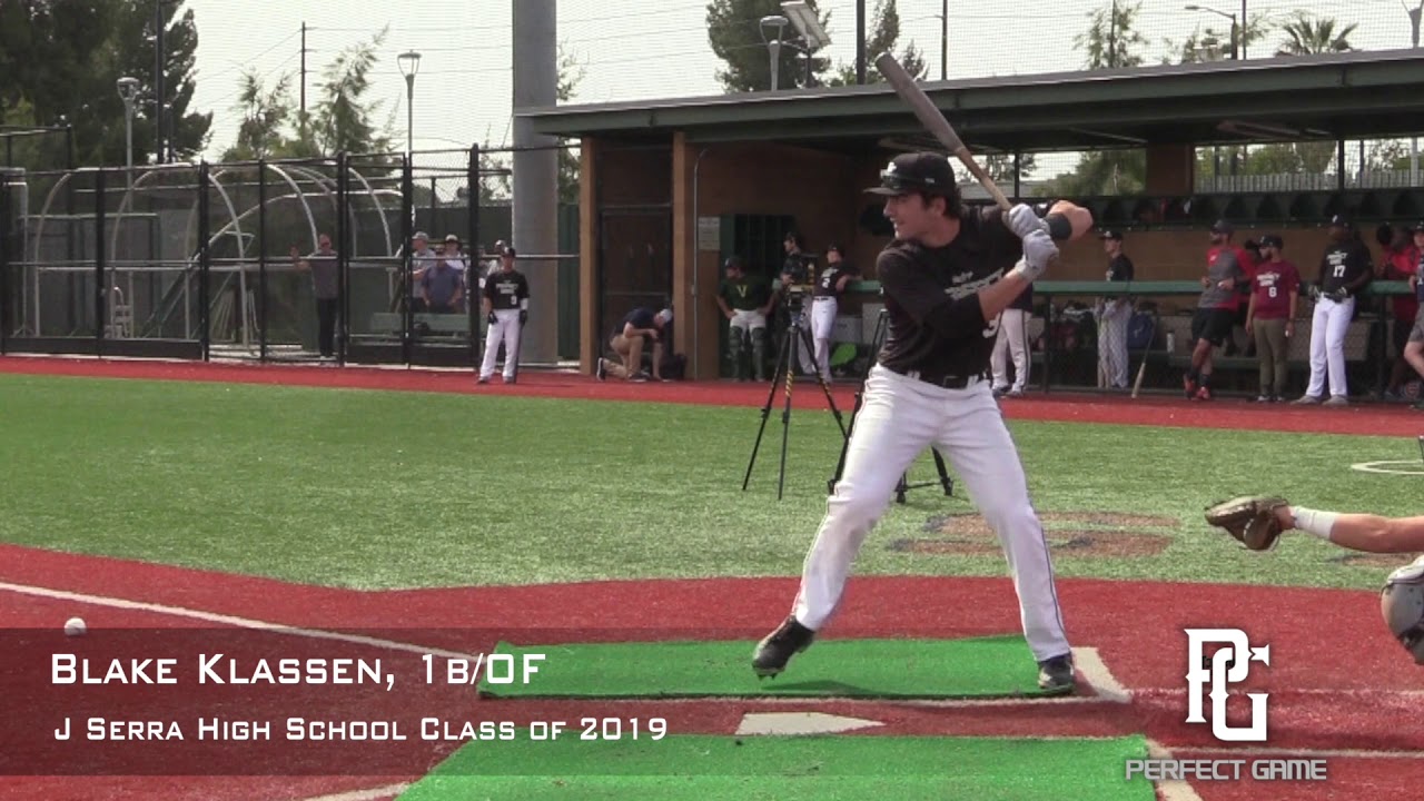 Blake Klassen Prospect Video, OF 1b, J Serra High School Class of 2019 ...