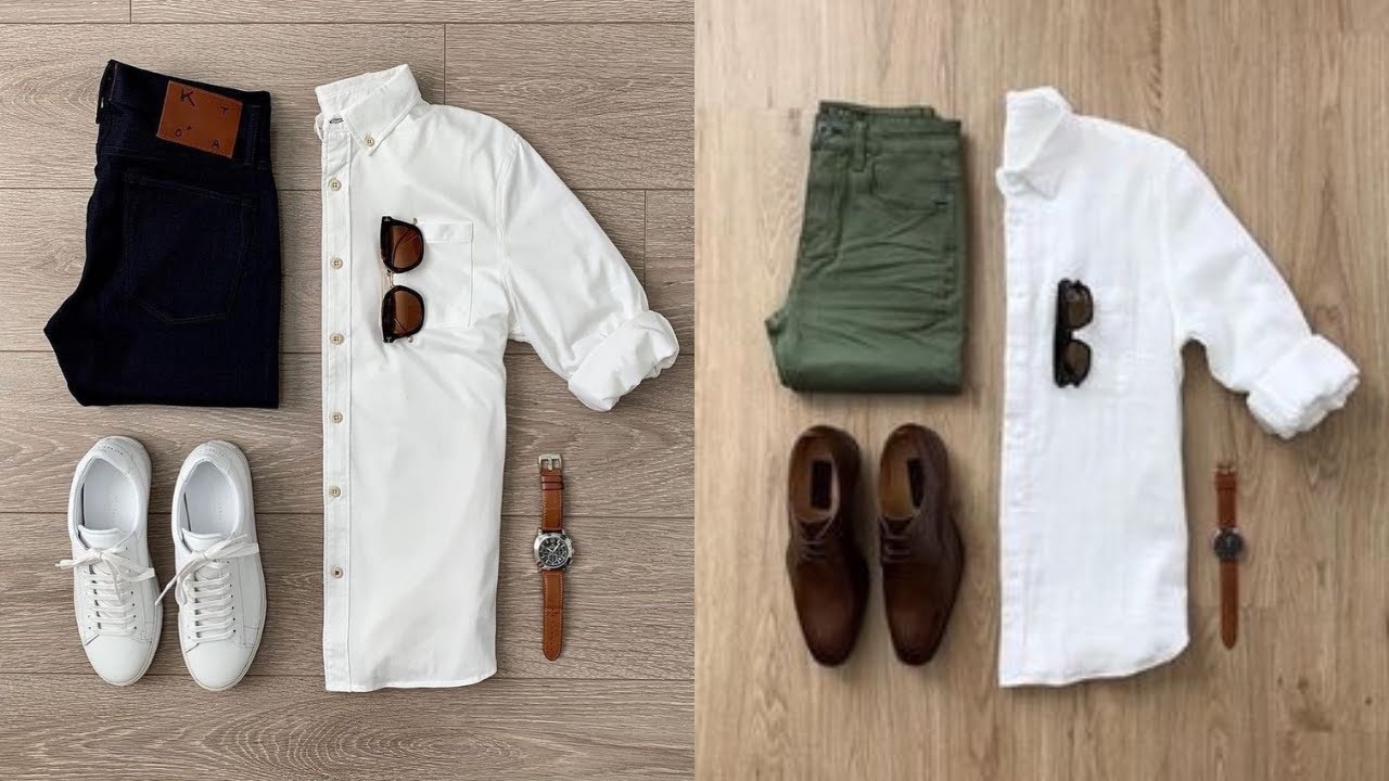 PERFECT WHITE SHIRT COMBINATIONS WITH MATCHING ACCESSORIES || AM FASION ...