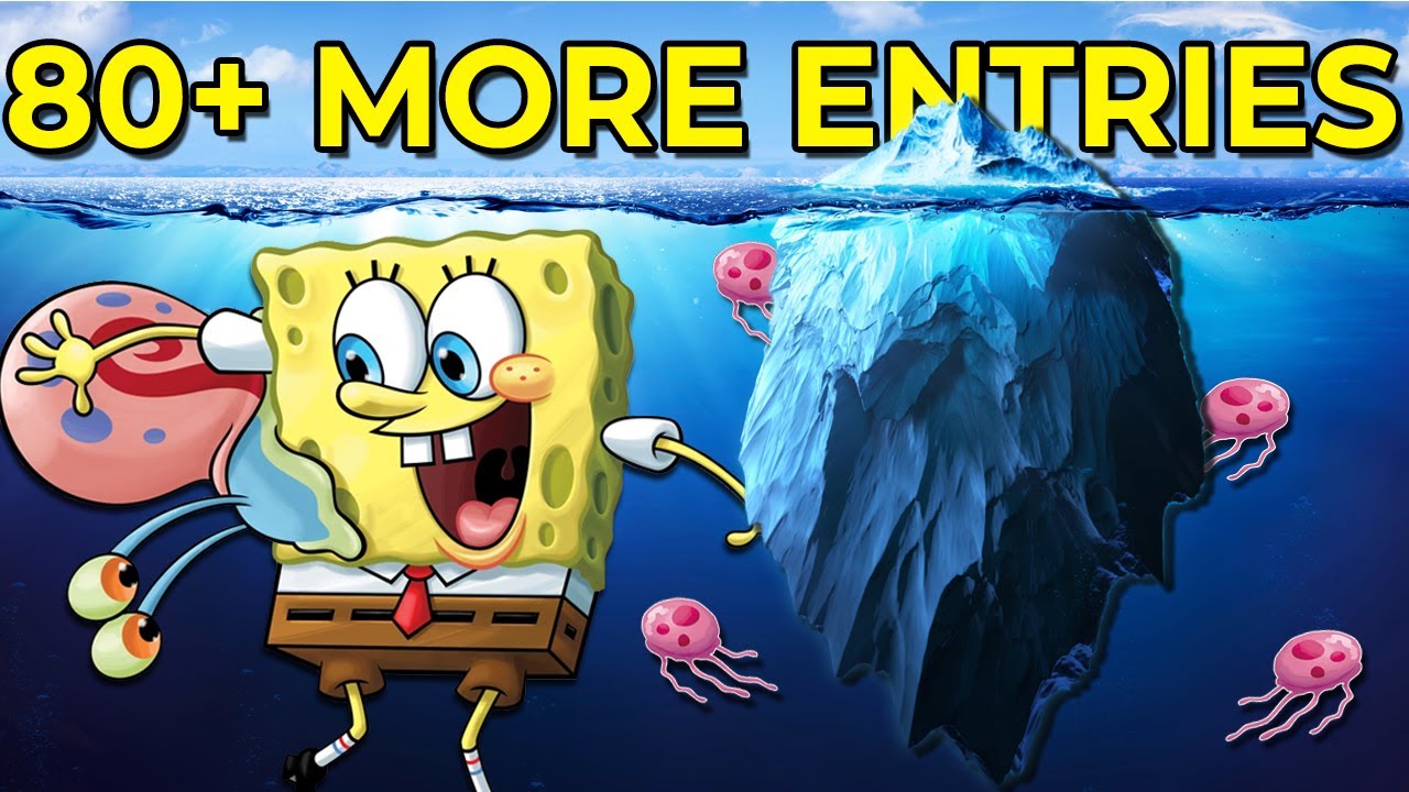 Exploring MORE of The SpongeBob SquarePants Iceberg - YouTube