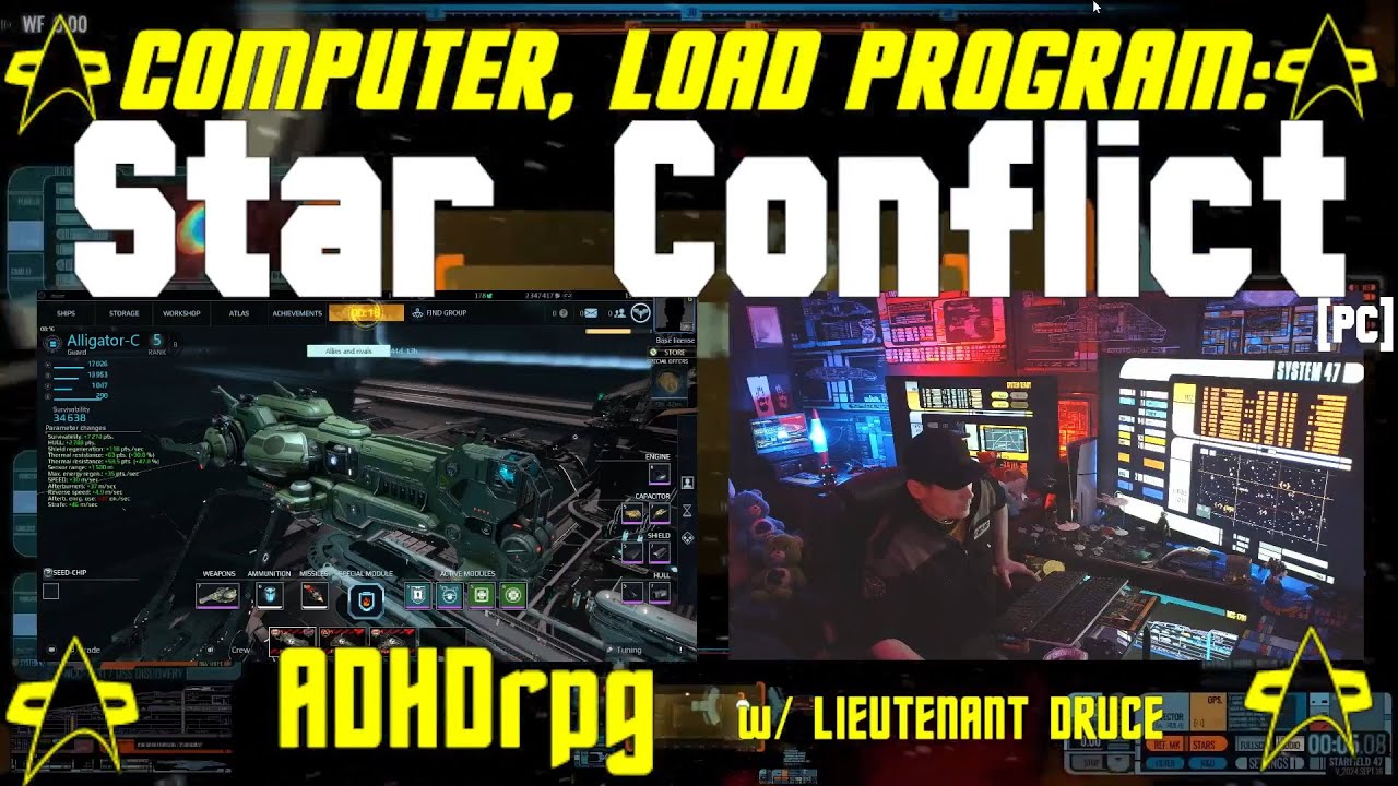 HOLODECK 1 =/\= LCARS +Warp Core [Ambience]**Load Program: Star ...