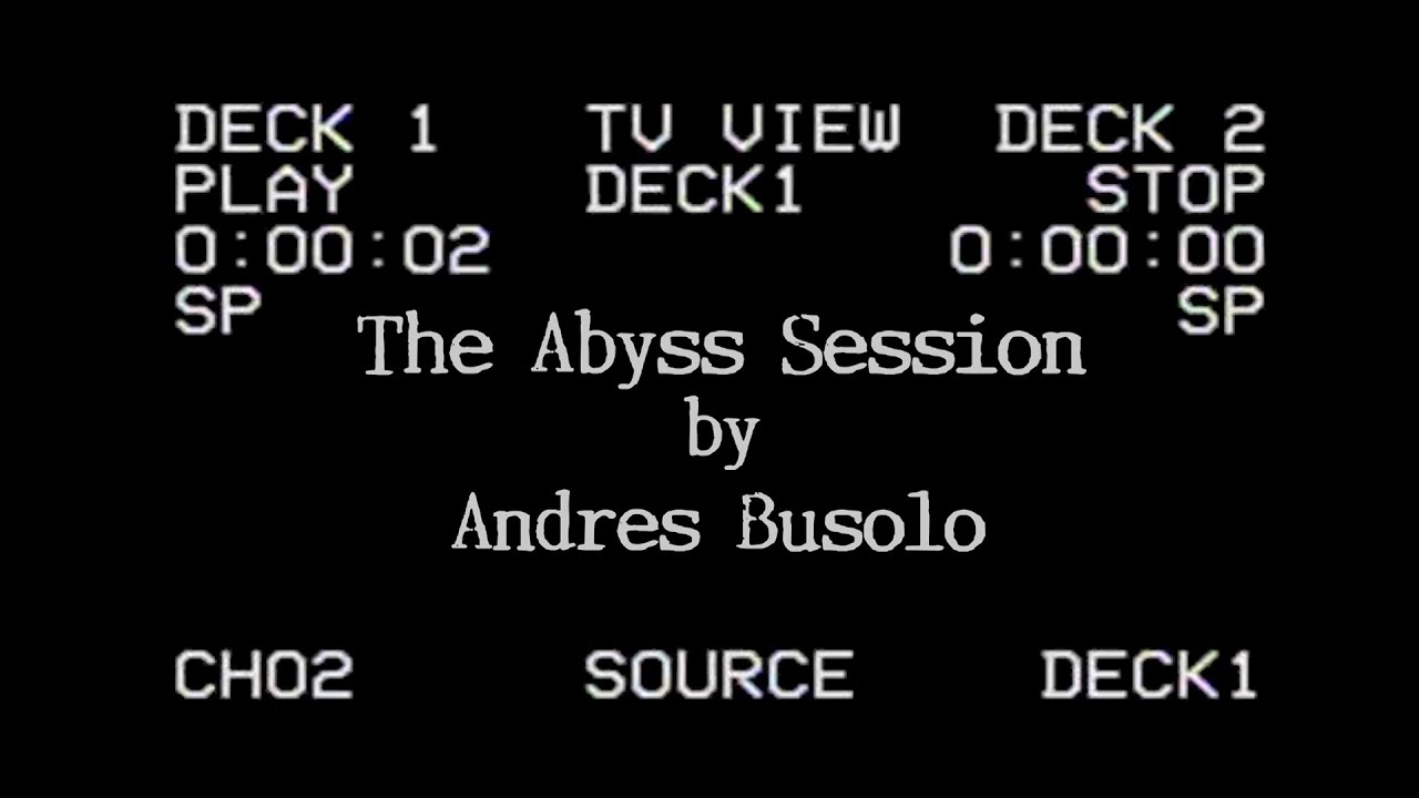 The Abyss - Industrial set Studio Session - YouTube