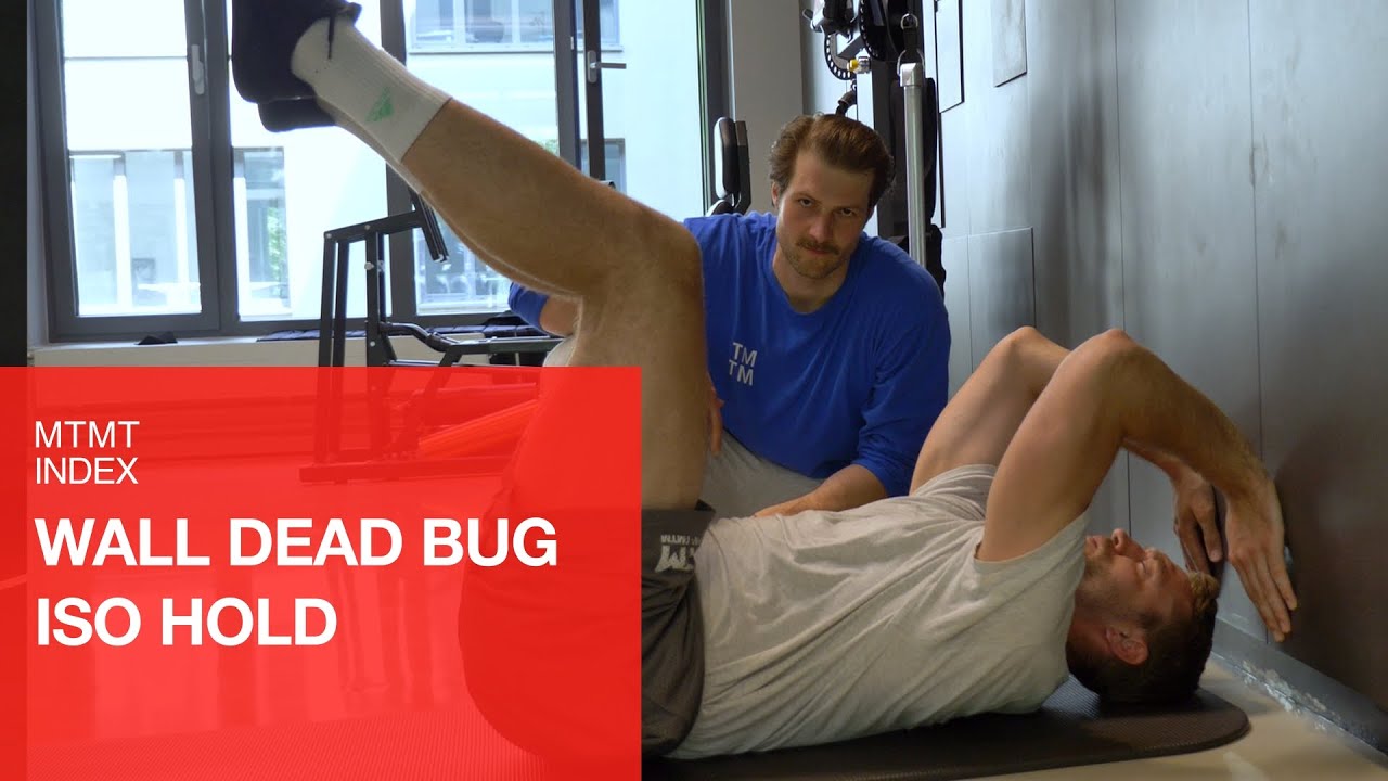 Wall Dead Bug Iso Hold - MTMT Index - YouTube