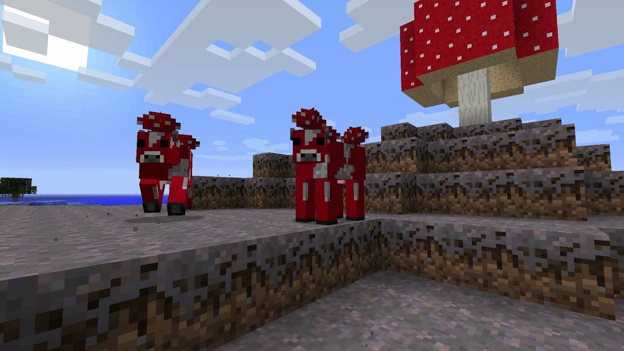 Mooshroom - Minecraft Mob Demonstration - YouTube