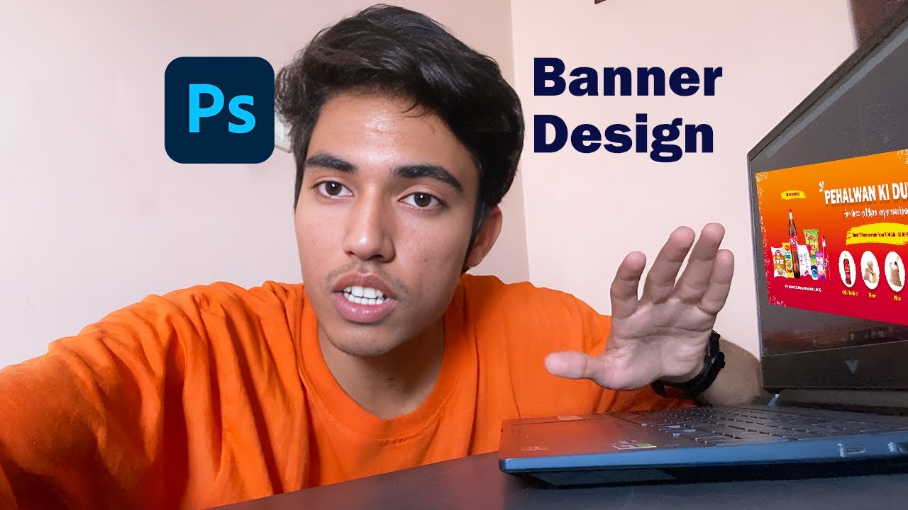 Shop Banner Design in Photoshop | Itna Perfect Design Kiya Ki Khud ...