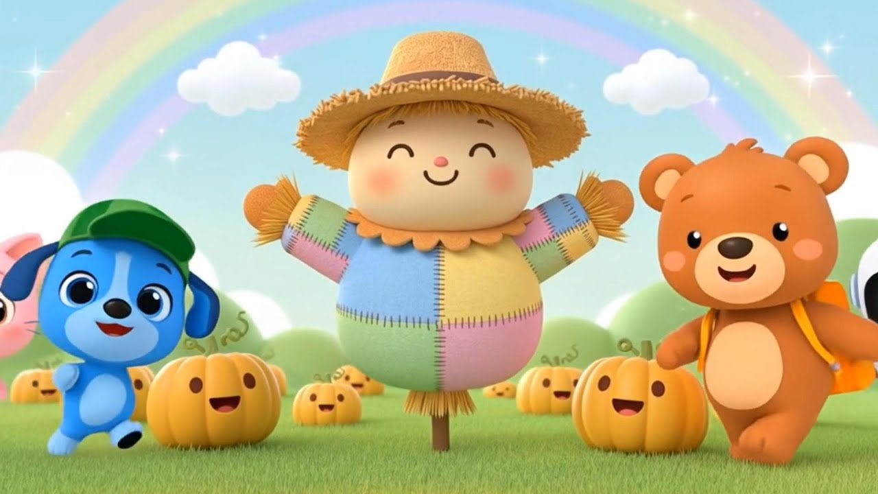 Scarecrow Dance | Autumn Song for Kids | Pom-Pom Crew - YouTube