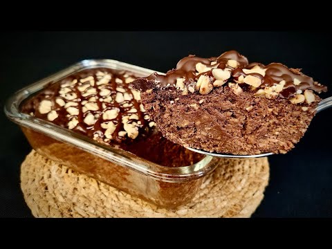 Sadece bir muz, kakao ve yulaf ezmesi alın! Un ve şeker OLMADAN hızlı bir tatlı!