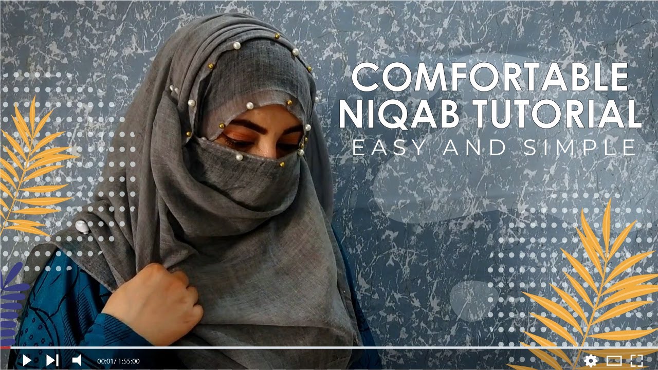 Comfortable Niqab Tutorial With Cap l Hijab Style Tutorial l Hijab ...