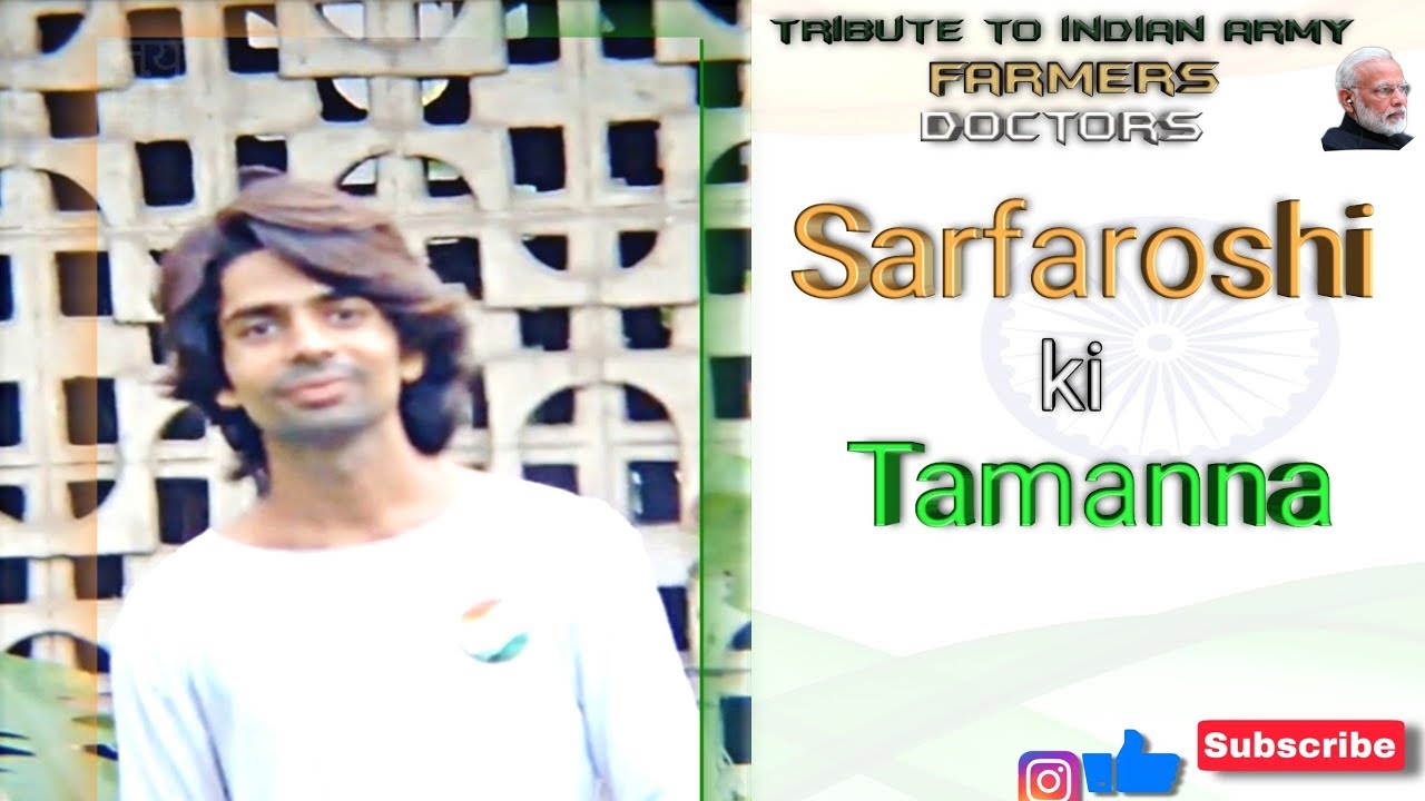 Tribute to warriors | Sarfaroshi ki tamanna | Mohammad rafi | by ...