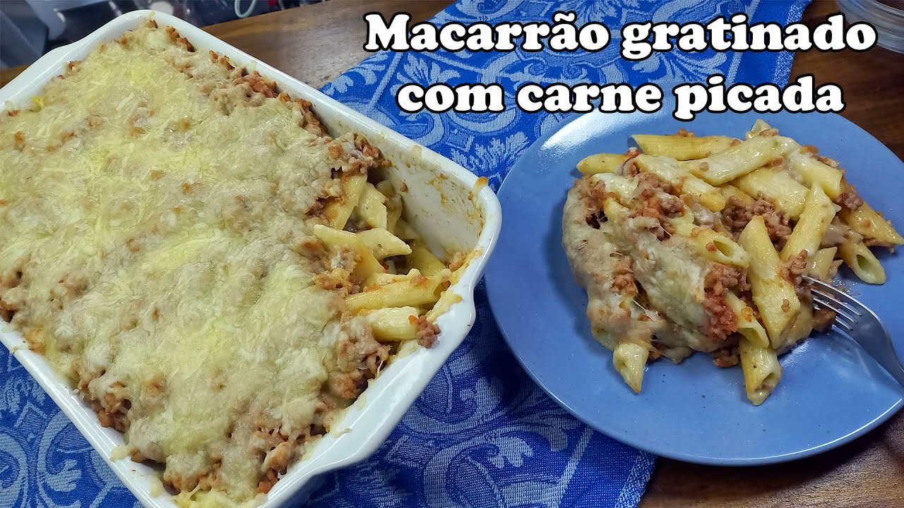 Este Macarrão com Carne Picada É o Segredo Para um Jantar Perfeito ...