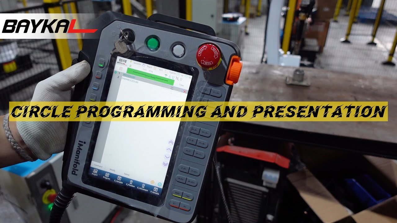 Baykal Welding Robots - Teaching Programming - YouTube