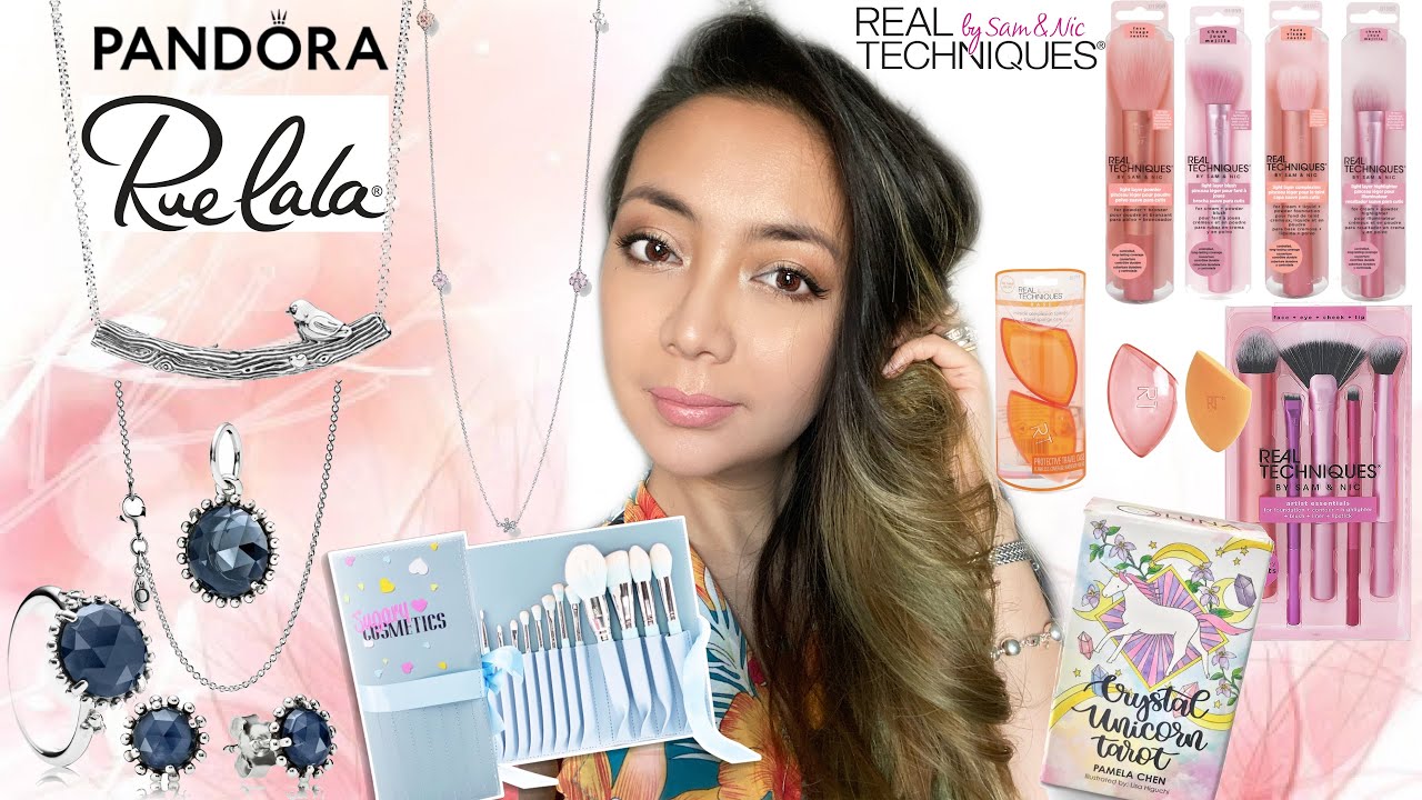 Unboxing Pandora, Real Techniques & Sugary Cosmetics Brushes + Unicorn ...