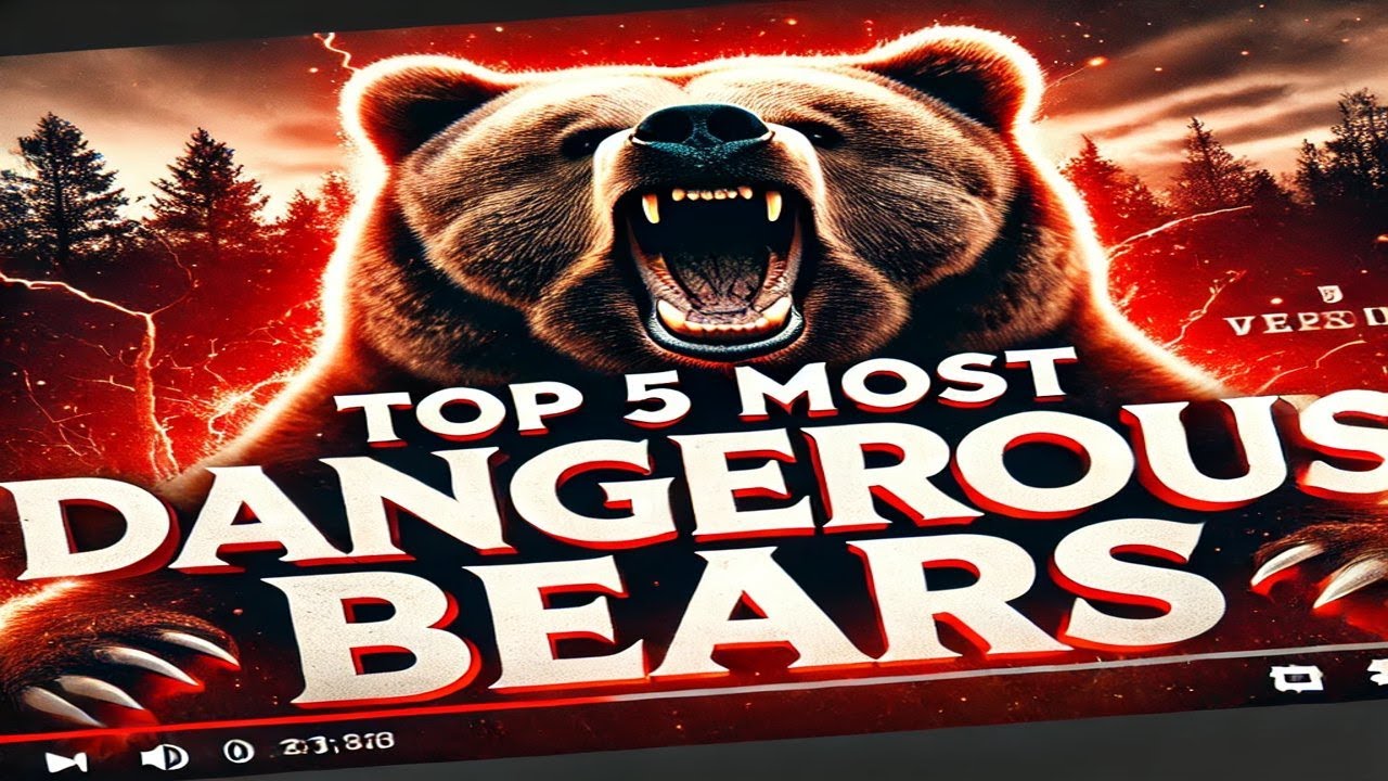 Top 5 Most Dangerous Bear Species - YouTube